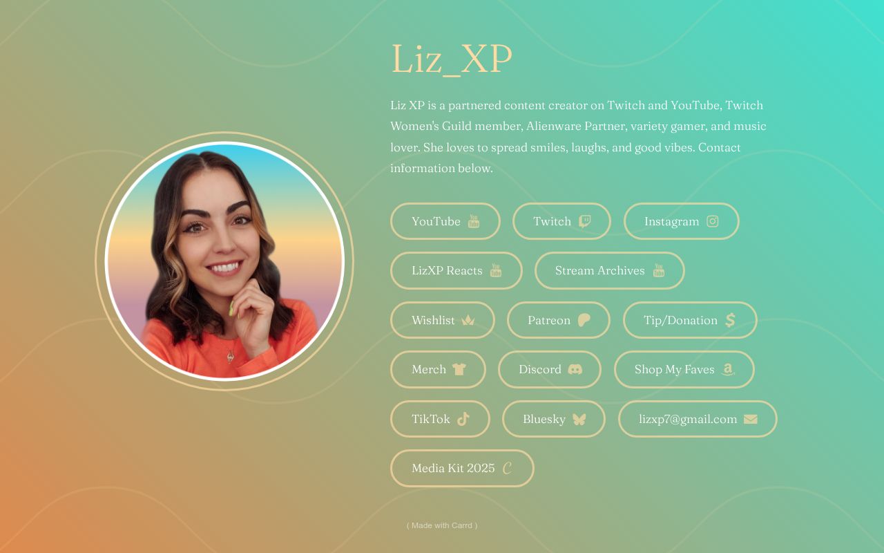 Liz XP Socials
